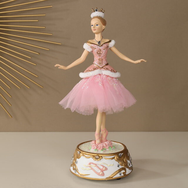Декоративная фигурка Балерина: Адвентский камерный оркестр 25 см, с музыкой, Kurts Adler, T2274