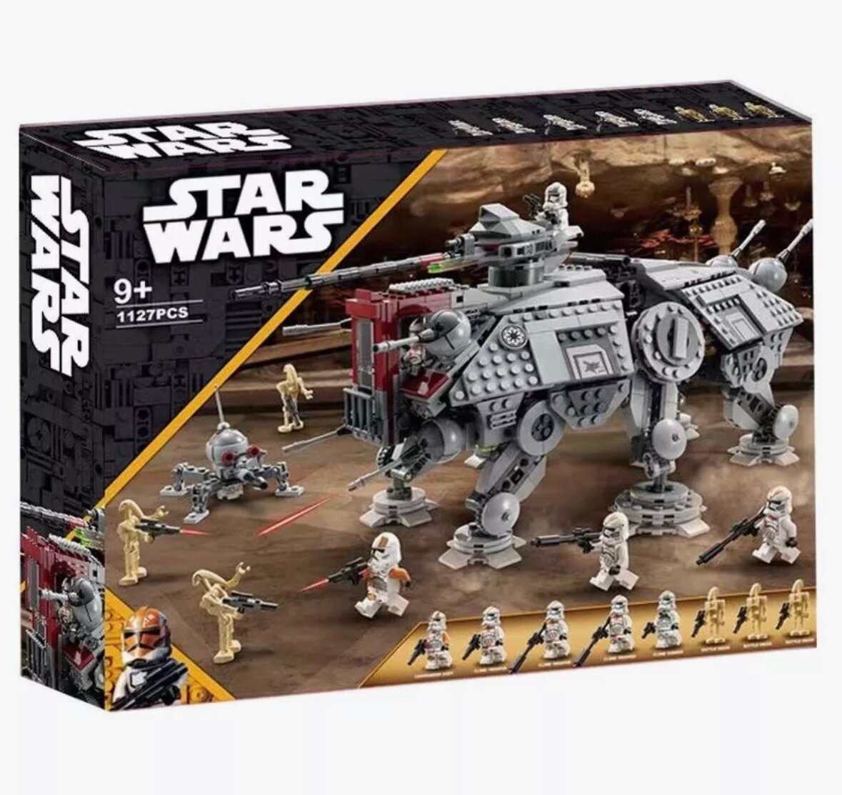 Конструктор "AT-TE - шагающий шагоход", 1082 элемента