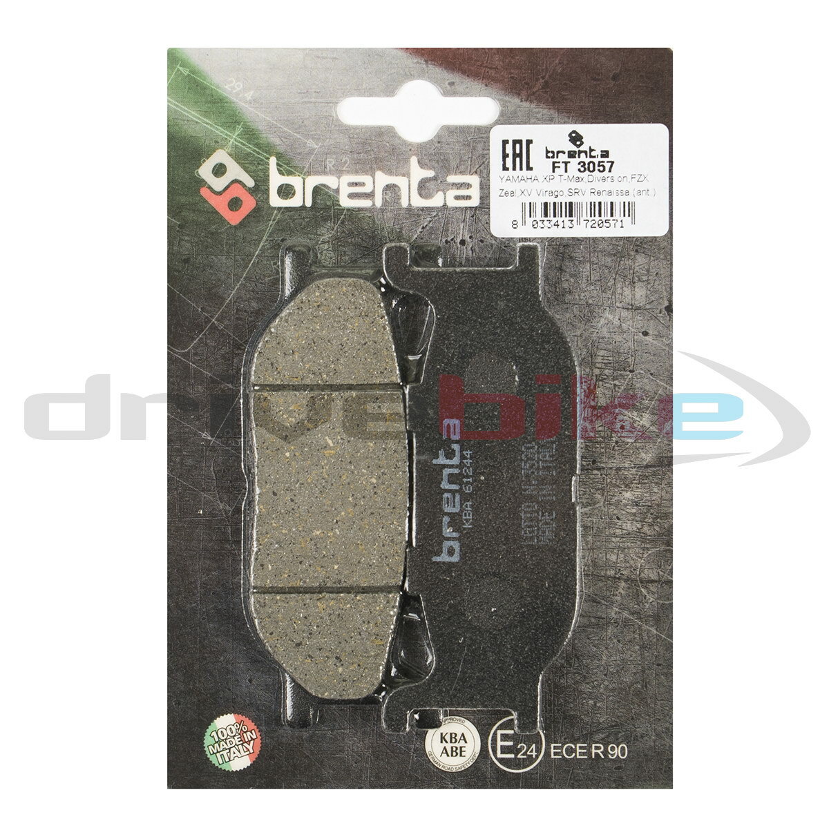 BRENTA Тормозные колодки FT 3057 Organic