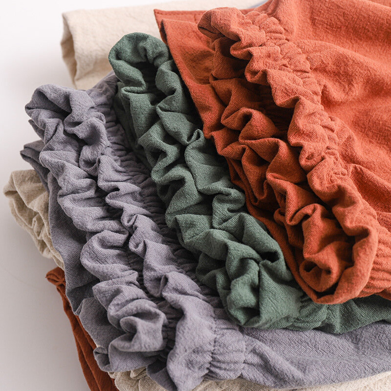 Юбка для ванной, хлопок/лен, противоскользящая, эластичная, впитывающая, дышащая