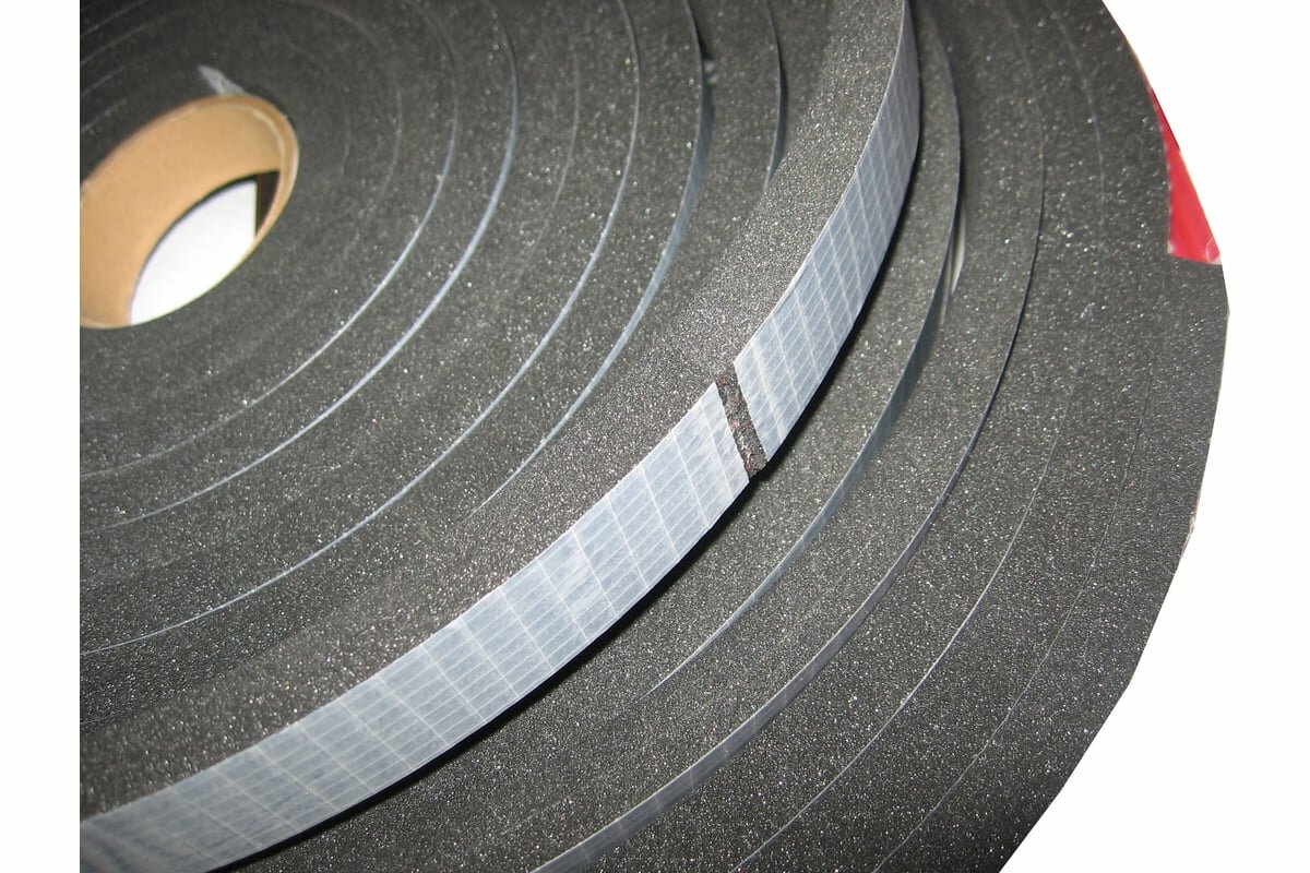 Тризам самоклеящийся уплотнитель EPDM 5х15 мм, длина 10 м, УС03.05.15 TRZ0101