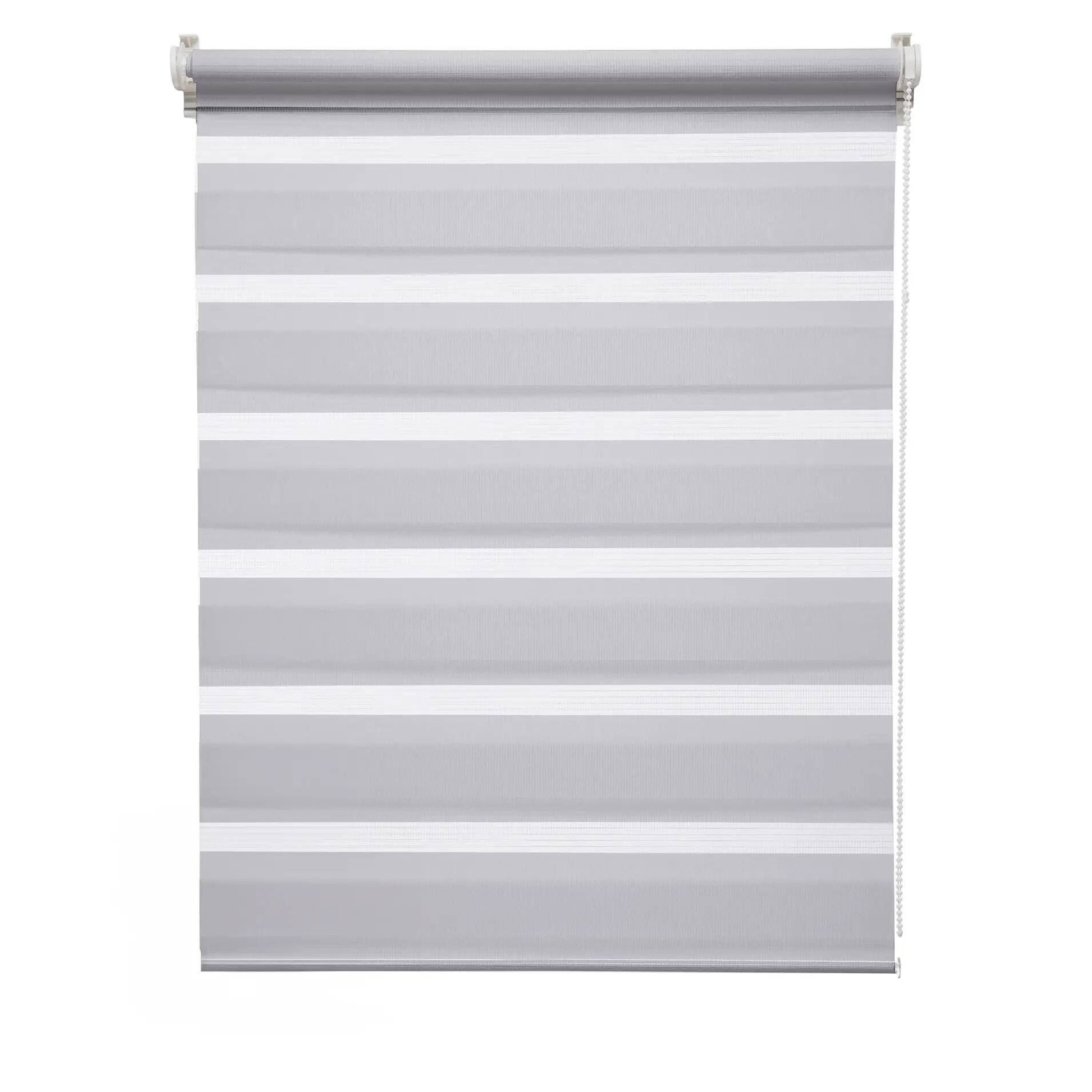 Штора рулонная день-ночь Inspire Peter 80x160 см светло-серая