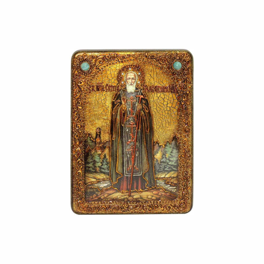Икона аналойная Преподобный Сергий Радонежский чудотворец 21*29 см 999-RTI-681m