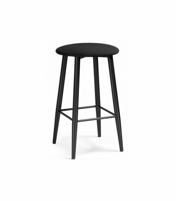 Cтул барный Fuzz блэк/ черный матовый 9469980