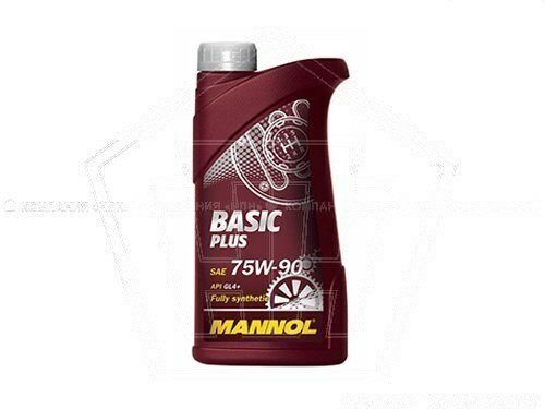 Масло mannol трансмиссионное 75w-90 basic gl-4+ (1л) синтетика