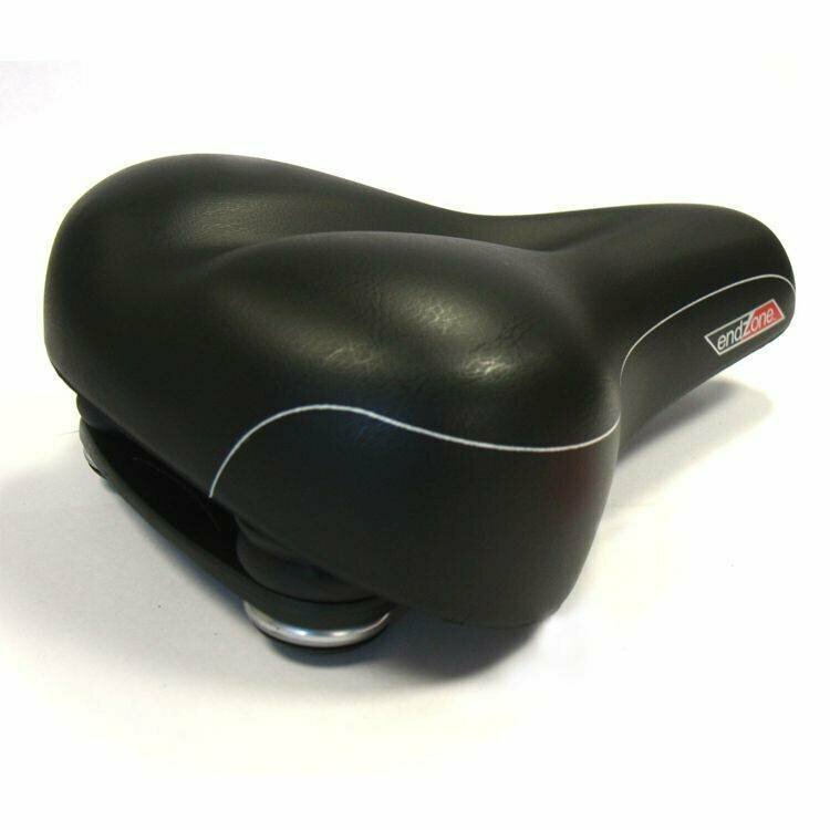 Седло VELO 6-146123 комфорт 254х205мм VL-6123 эластомер, вакуумн. черное