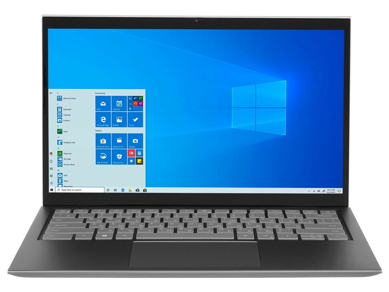 14" Ноутбук Dell Inspiron 5410 (5410-0519) серебристый - 1920x1080, WVA, Intel Core i7-1165G7, ядра: 4 x 2,8 ГГц, 12 ГБ, SSD 512 ГБ, Intel Iris Xe Graphics, Windows 10 Home