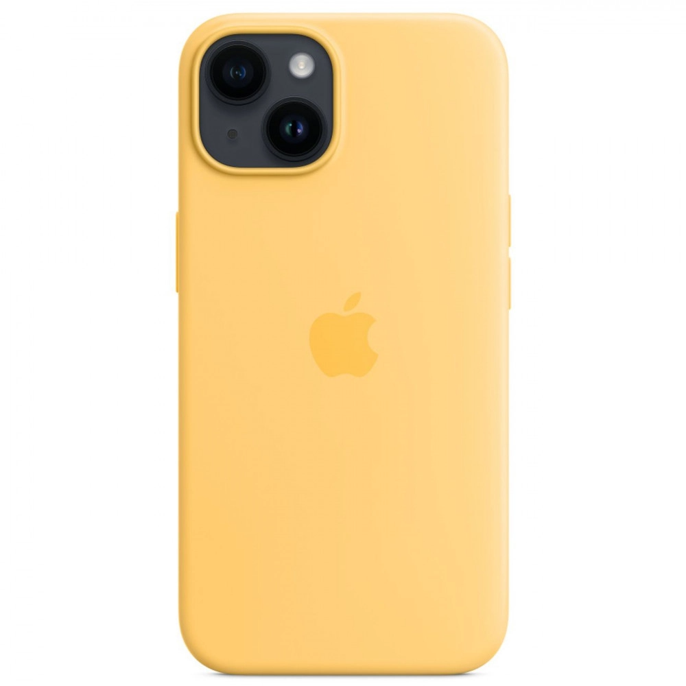 Чехол Apple iPhone 14 Silicone MagSafe Sunglow (MPT23)