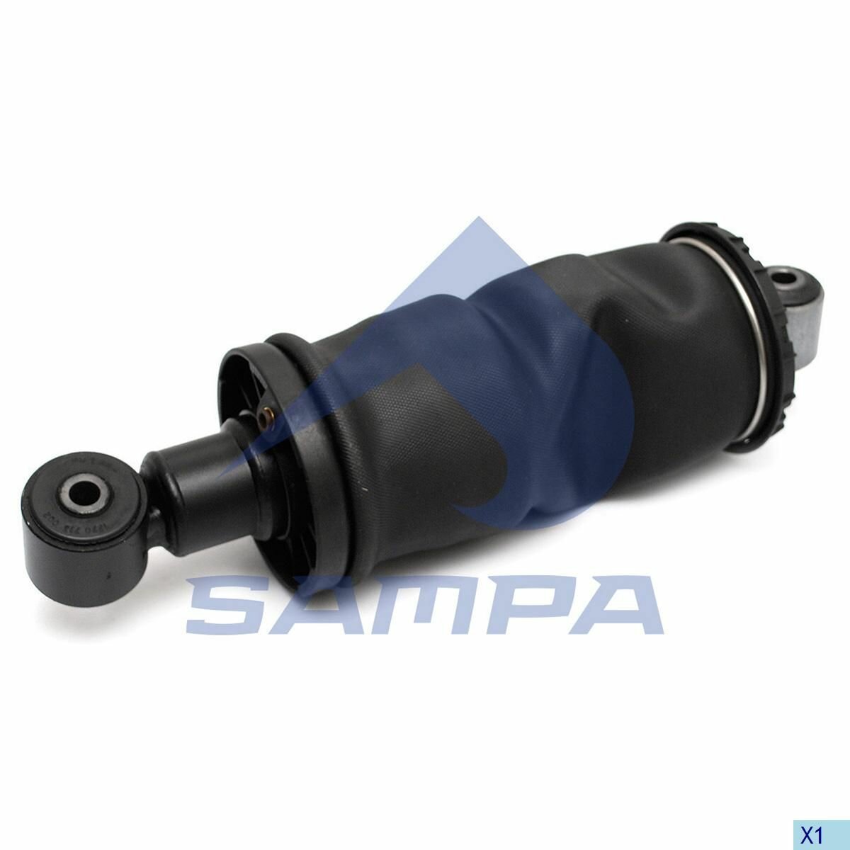 Амортизатор кабины с пневморессорой MAN TGA/TGS/TGX задний 024.010-01 SAMPA