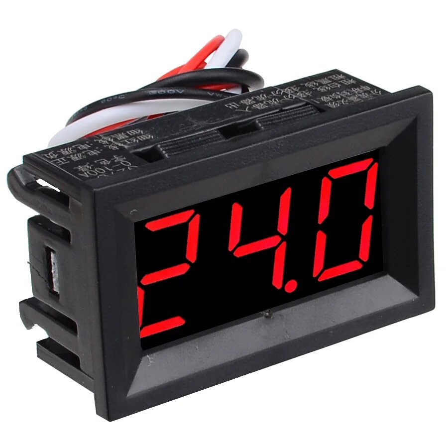 Цифровой амперметр PASTOP 0-10/50/100А DC0-100A, Red Display