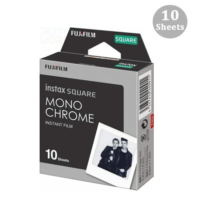 FUJIFILM Instax SQUARE пленка для камер SQ6 SQ10 SQ20 10 SQ Monochrome
