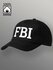Бейсболка Top Fun FBI для мужчин и женщин, размер 56-58, черный