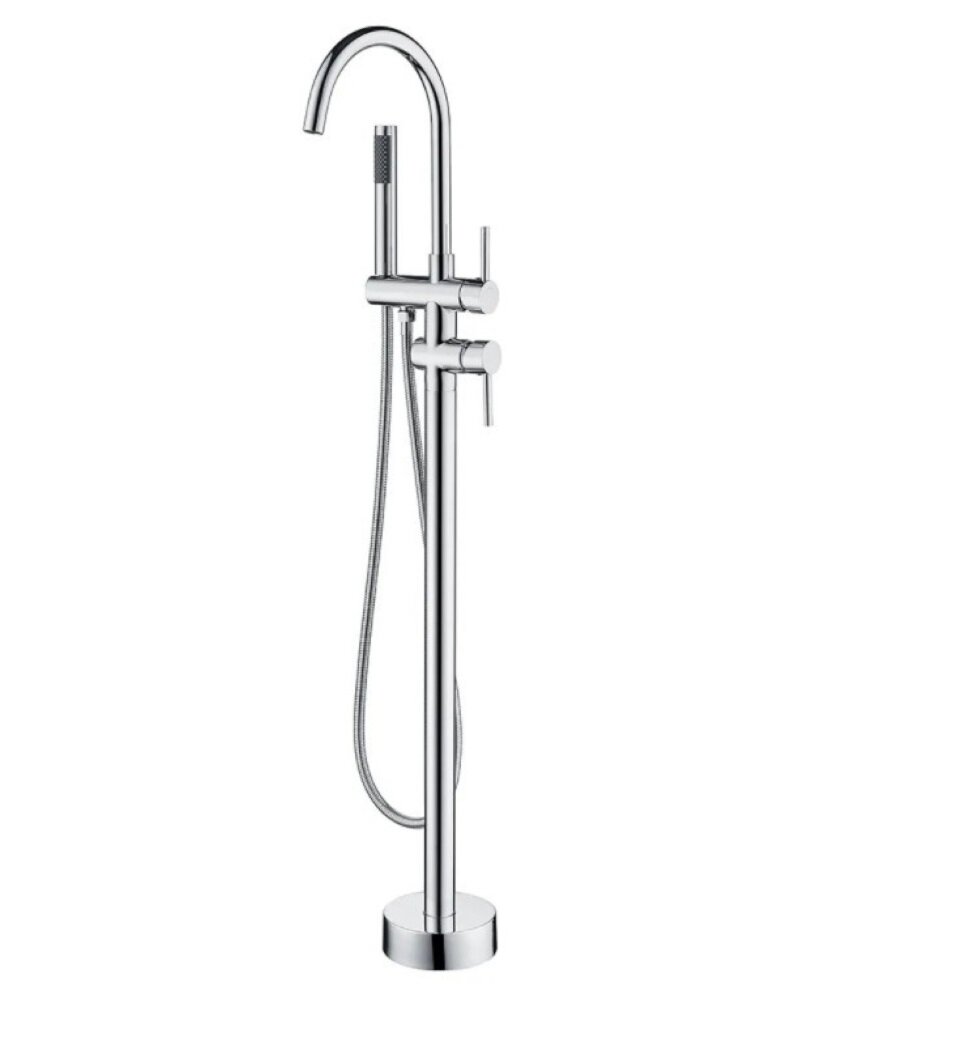 Напольный смеситель для ванны с душем Grocenberg GB900CR хром