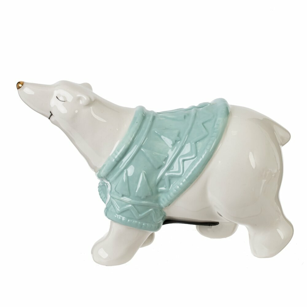 Копилка "Белый Медведь мечтатель", L18 W8 H12,5 см