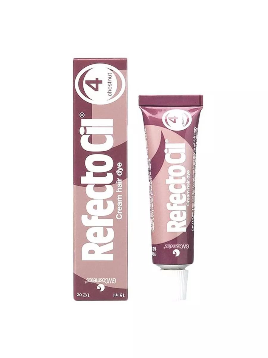 RefectoCil Краска для ресниц и бровей № 4 (каштановый), 15 мл