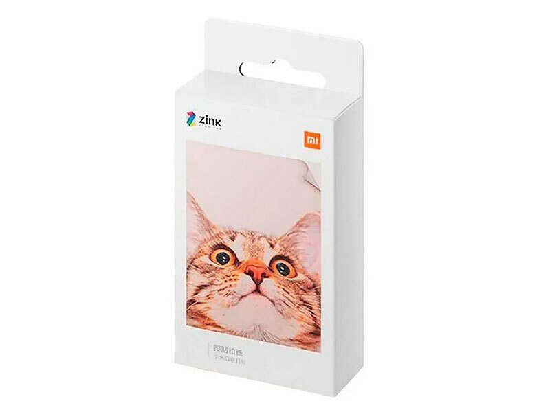 Xiaomi Фотобумага для принтера Xiaomi Mijia AR ZINK Portable Photo Printer Paper XMZPXZHT03 (50 штук в упаковке)
