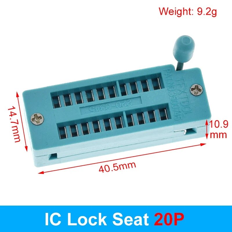 IC Lock Seat 20Pin, Цвет: 20Pin, Model Number: 2PCS