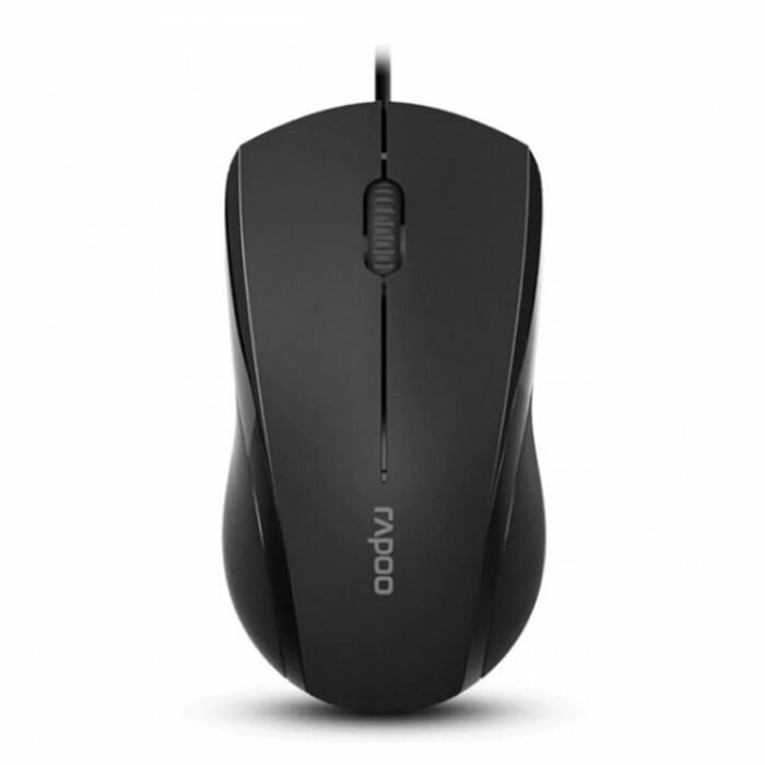 Мышь RAPOO N1600 Silent USB, черный