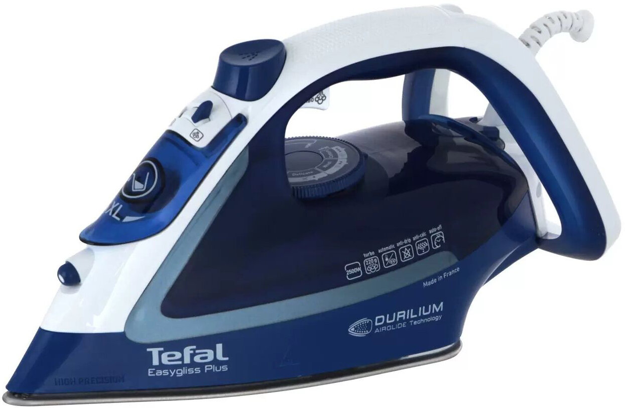 Утюг Tefal FV5735E, металлокерамическая подошва, вертикальный пар, EAC
