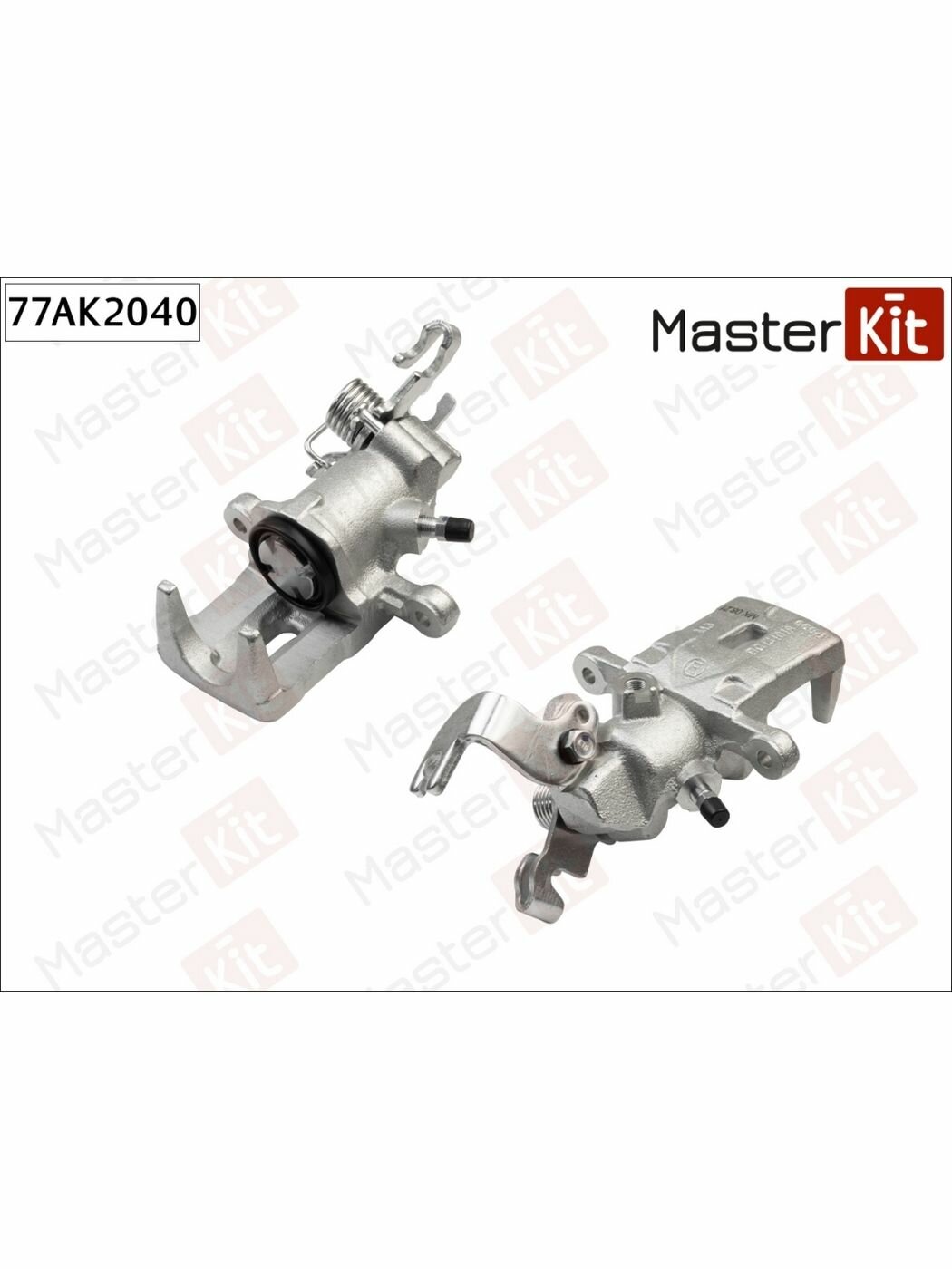 Тормозной суппорт задний правый MasterKit 77AK2040 для Hyundai LANTRA, Kia CERATO, SPECTRA
