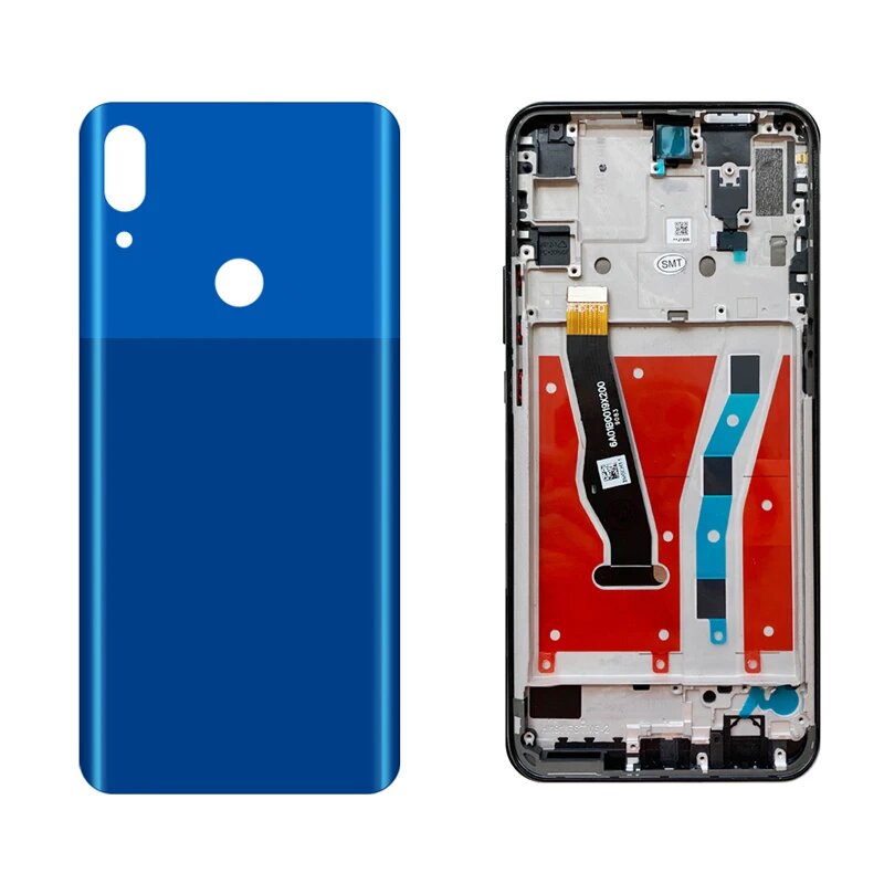 AMOLED для HUAWEI P Smart Z 6,59 'для PSmart Z STK-LX1 ЖК-дисплей, сменный Blue Frame Cover