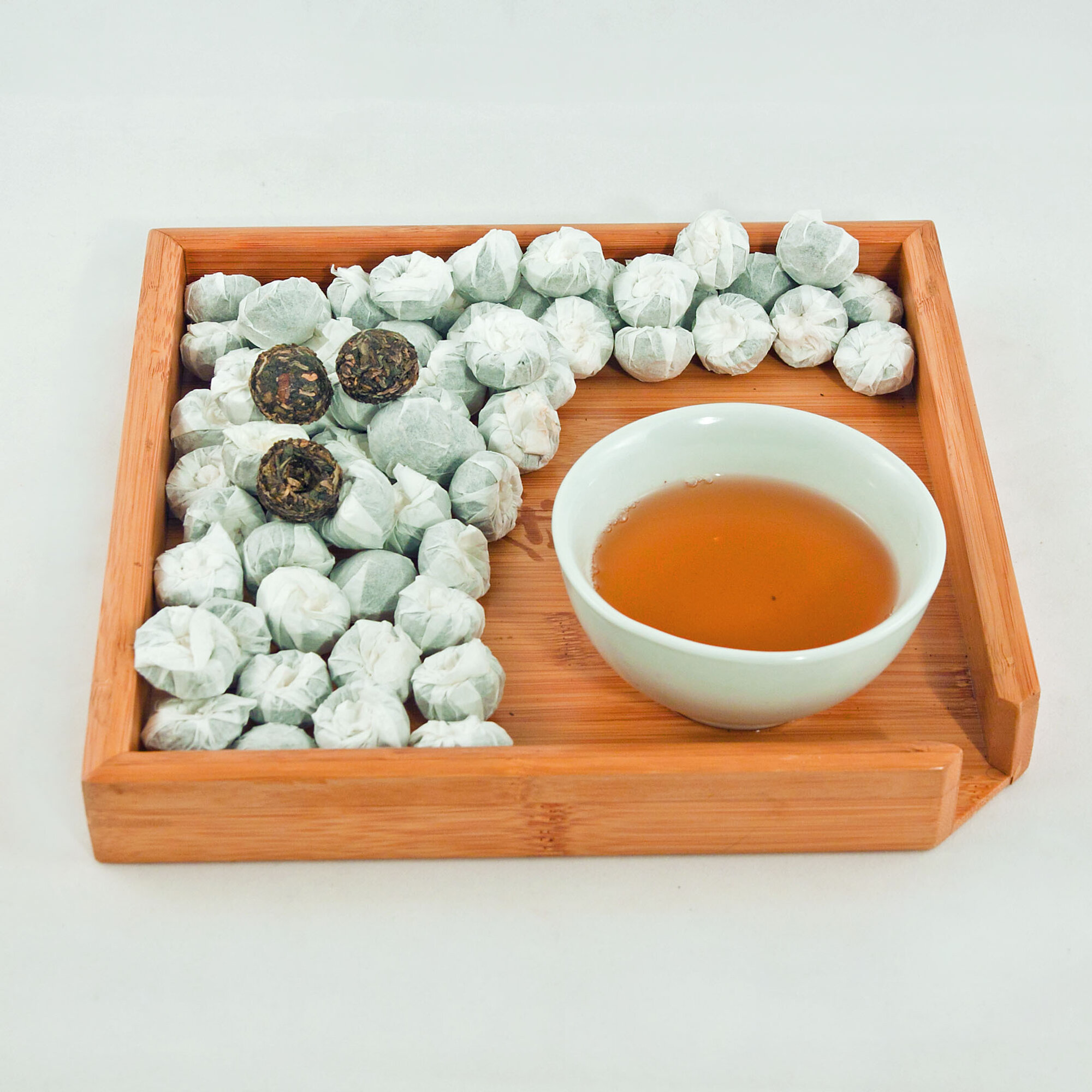 Чай "Шен пуэр" зеленый пуэр китайский прессованный порционный 50 г "Чайгород" (Шэн пуэр)