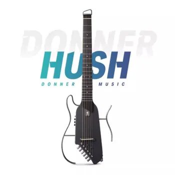 Donner Полуакустическая гитара Genry1013948--0_(Кленовый стиль-Черный обсидиан) 6-струнная