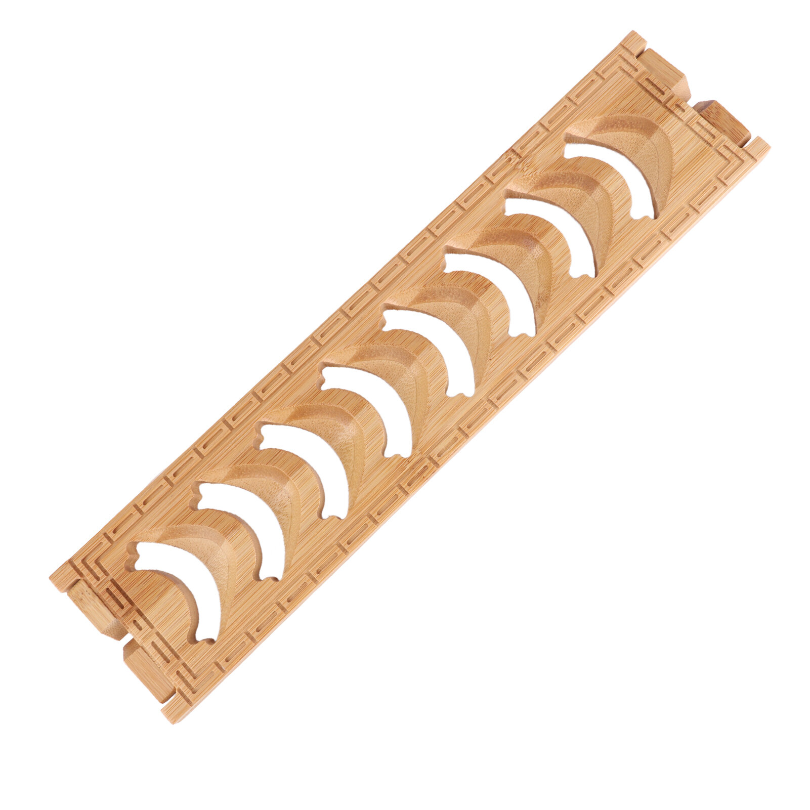 Бамбуковый держатель для чайной чашки, полка, подставка для слива чайной чашки, органайзер, аксессуары для чайной церемонии, 8 сеток