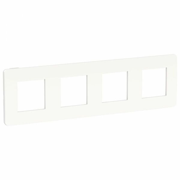 1 шт. Schneider Electric Unica Studio Белая/Белая Рамка 4-ая, NU280818