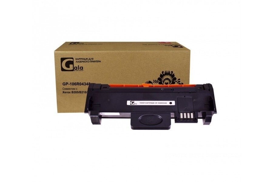Тонер-картридж GP-106R04348 для принтеров Xerox B205/B210/B215 3000 копий GalaPrint
