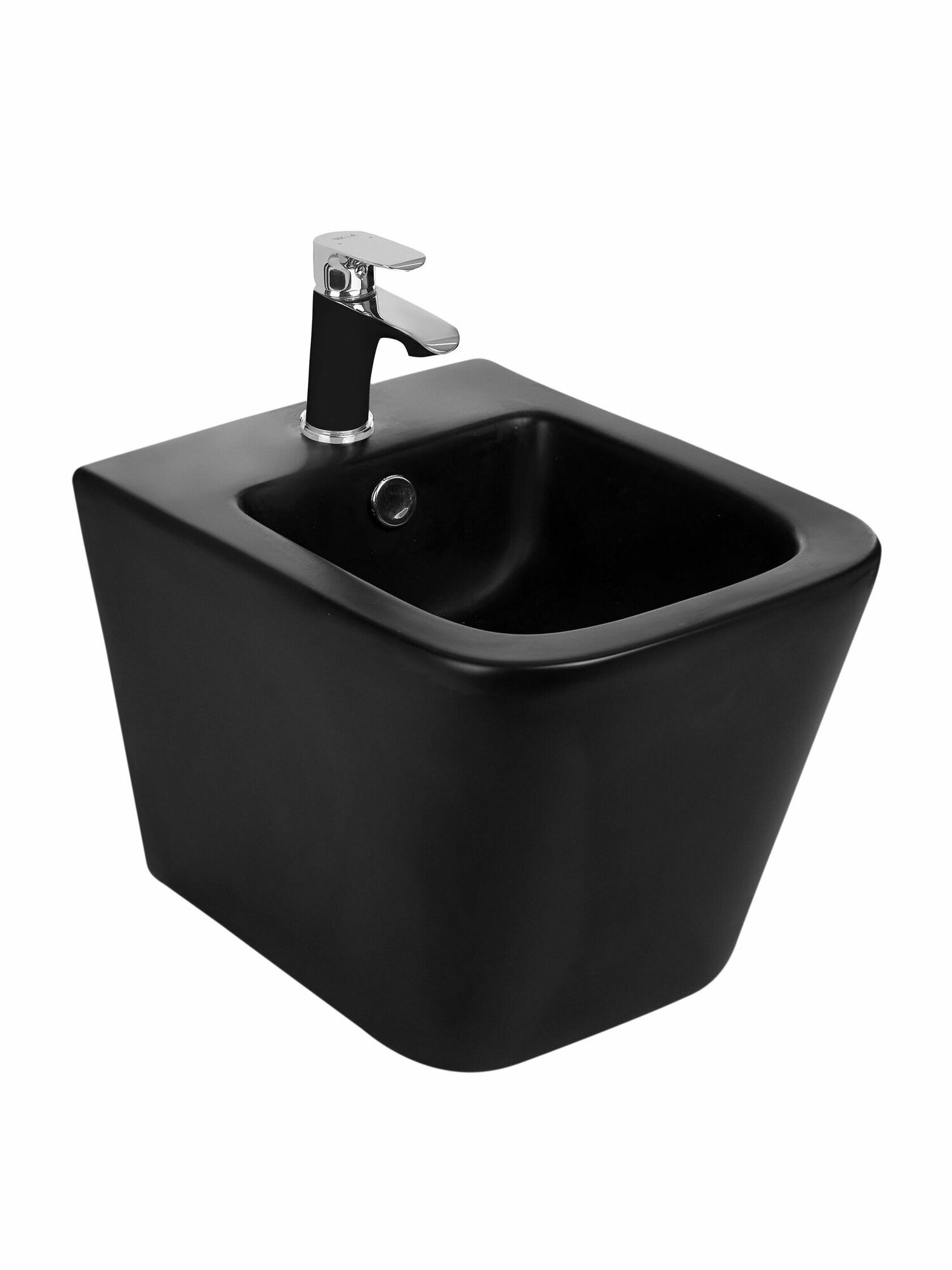 Биде подвесное WeltWasser GELBACH 005 MT-BL (33х34,5х48,5), черный матовый