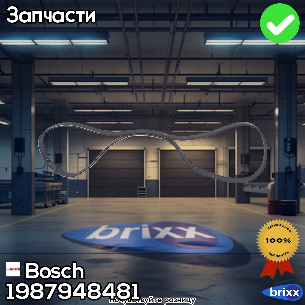 Ремень Поликлиновой [6Pk1275] Ford Scorpio 2.0, Opel Astra 1.7 Cdti, Volvo 850/960/C70/S70/V70 2.0-2.5 | + Гарантия. Контроль К.