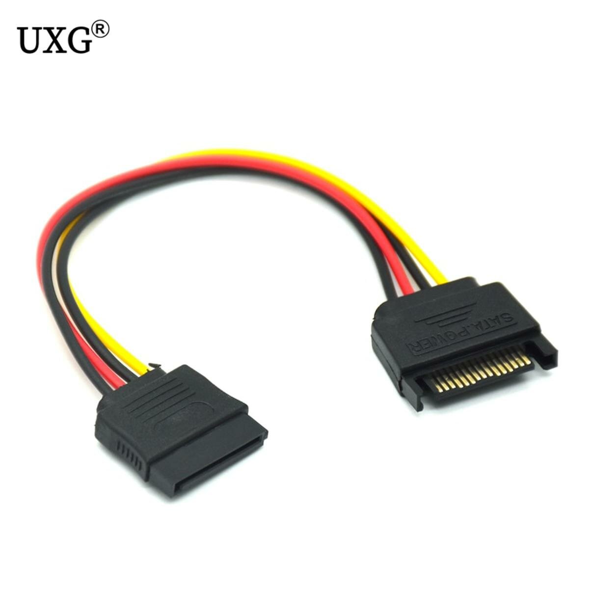 SATA 15pin Male to Female SATA Жесткий диск Удлинитель питания Удлинитель Кабели для HDD SSD Кабели питания 20 см