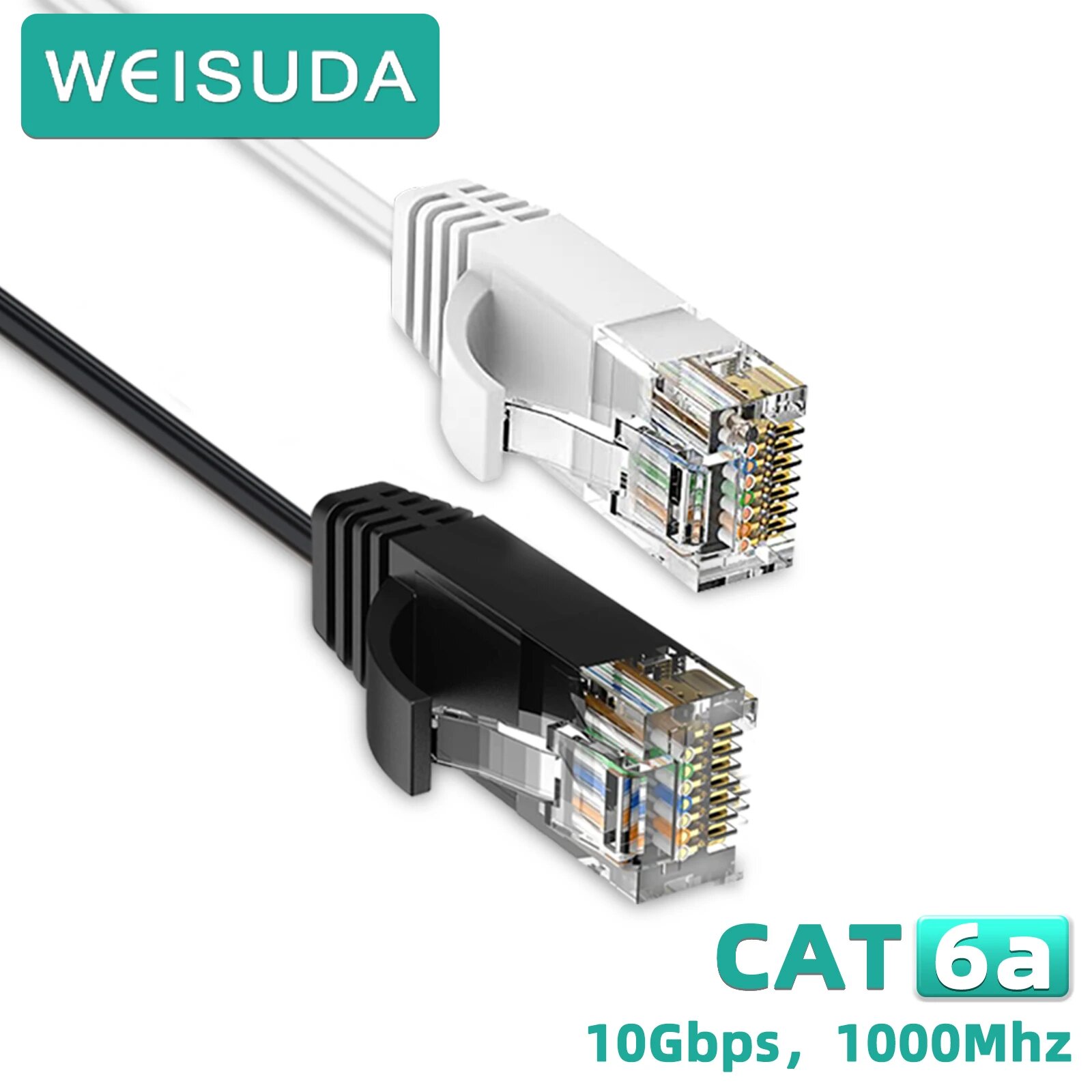 Кабель Ethernet CAT6 Slim Black 3M — фото 1
