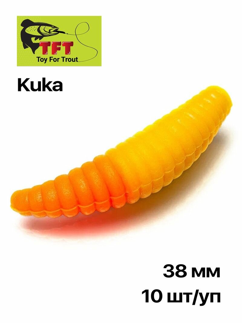 Приманки форелевые Toy For Trout Kuka 38 мм, сыр, #Желтый-Оранжевый