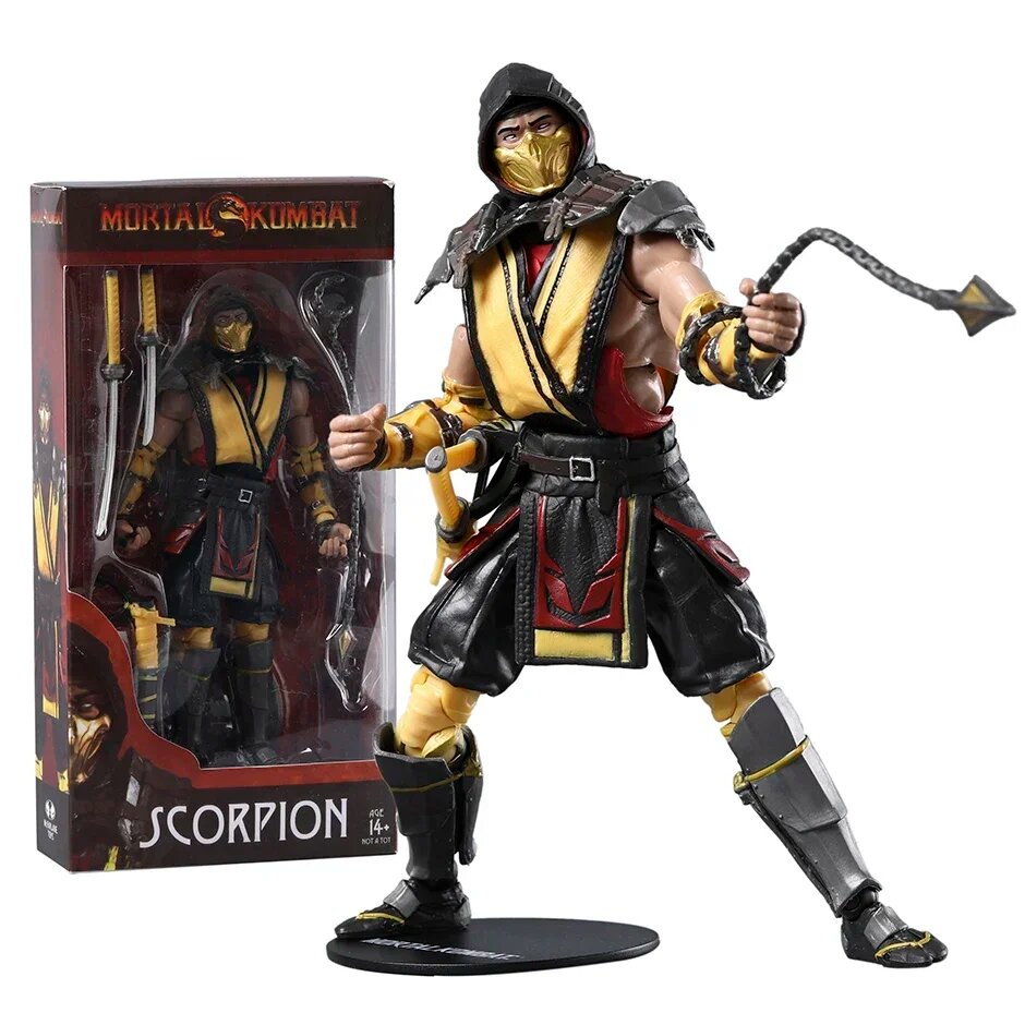 Mortal Kombat Sub-Zero Scorpion Экшн-фигурка 7" Scorpion box