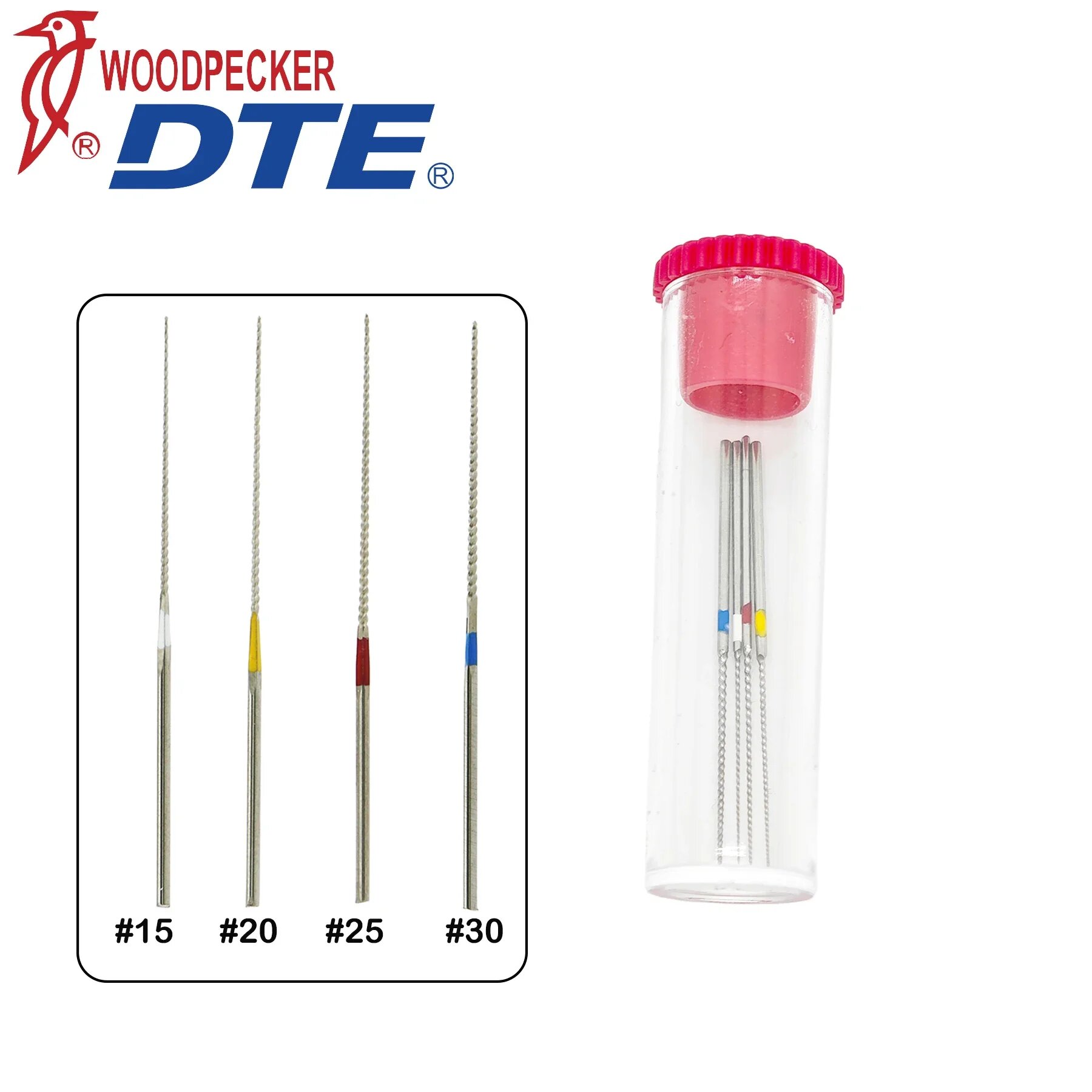 Woodpecker DTE Ультразвуковой наконечник для корневых каналов U-файл #15/20/25/30 15 20 25 30 Files