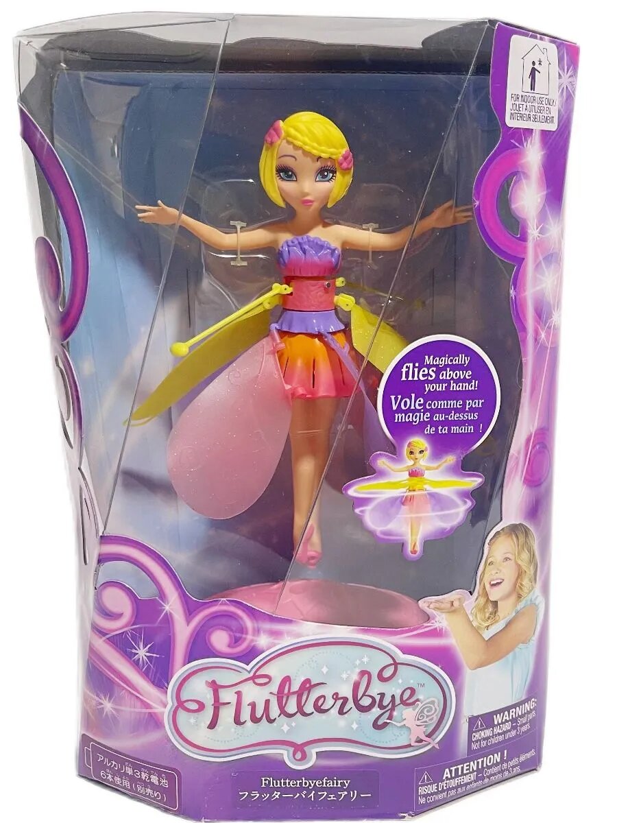 Летающая фея светящаяся / бумеранг / детский спиннер, интерактивная игрушка, подарок для девочки