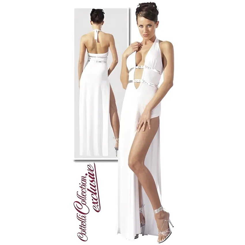 Длинное белое платье от Cottelli Collection, L
