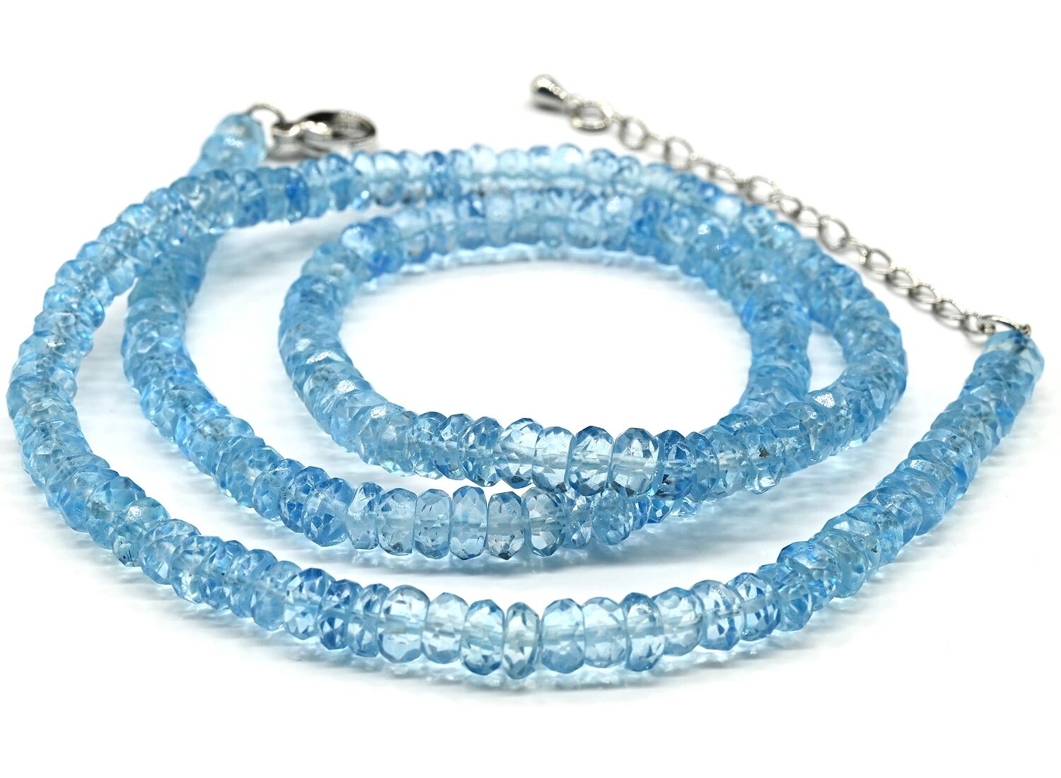 Бусы, топаз