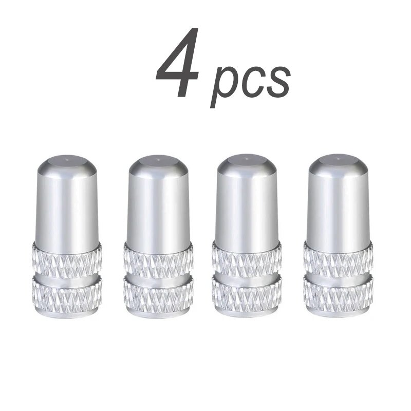 Пылезащитные колпачки для клапана Presta FV из алюминия 2/4/10/20 шт Grey 4pcs