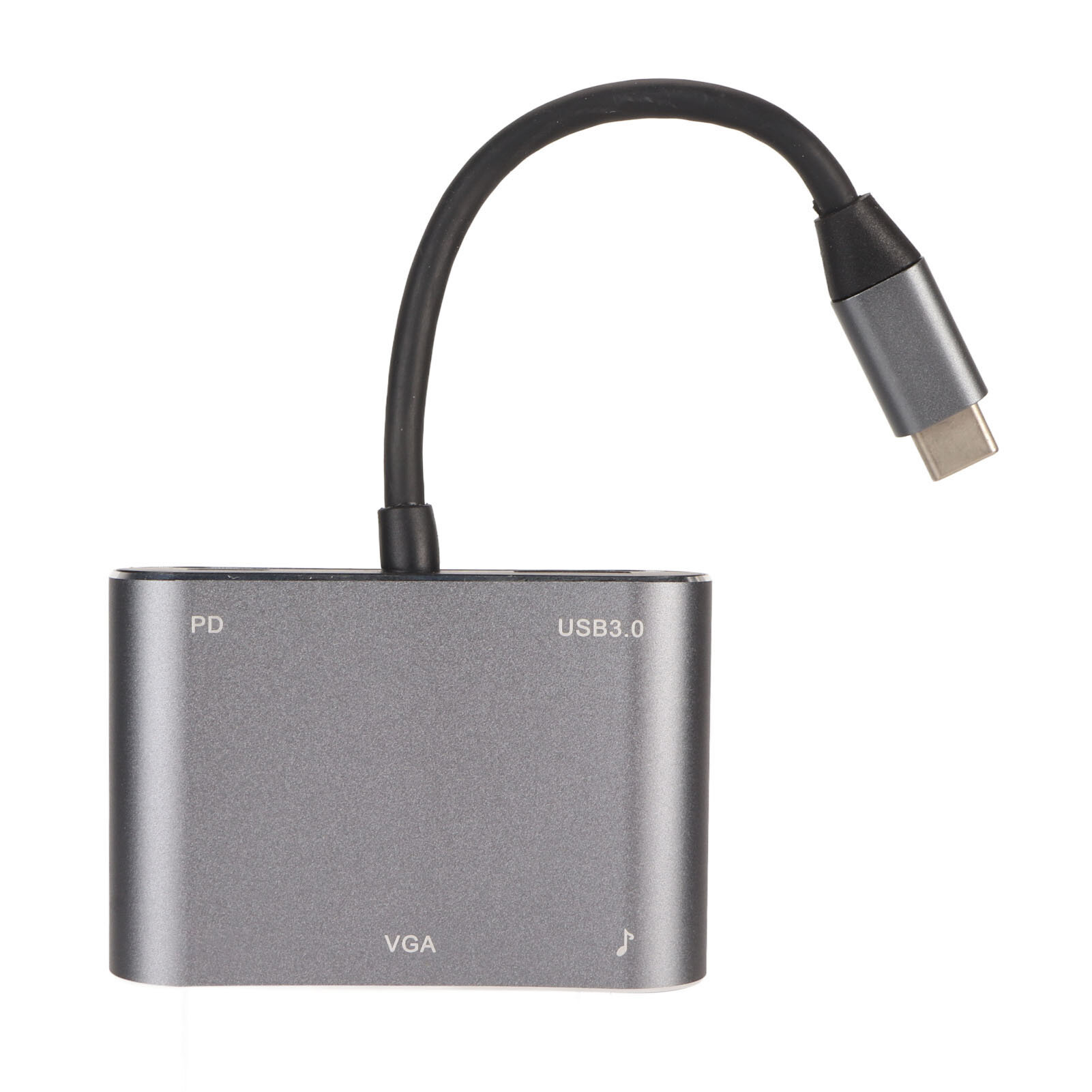 5 в 1 с док -станцией тип C до VGA 4K HD Multimedia Interface 3,5 мм USB3.0 87W PD Алюминиевый сплав для телефонного компьютера