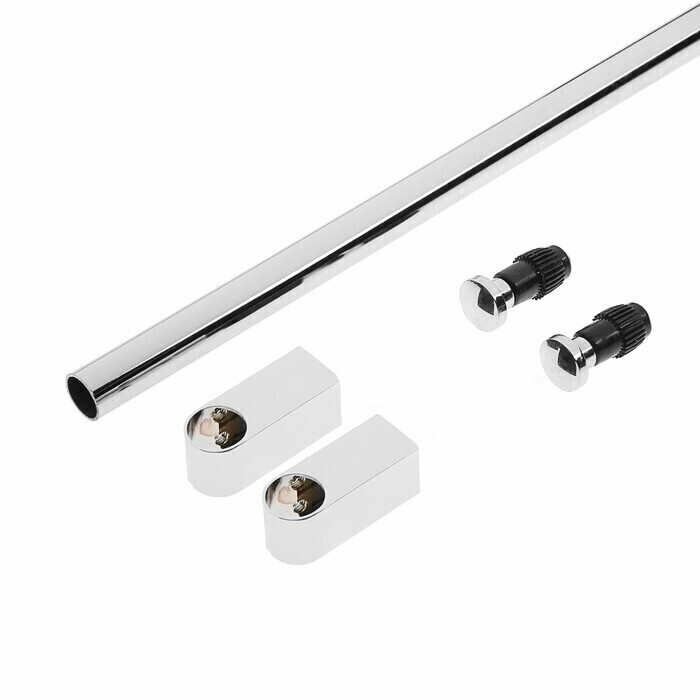 Комплект рейлинг Brante "Модерн", для кухни, сталь, цвет хром, 0.6 м