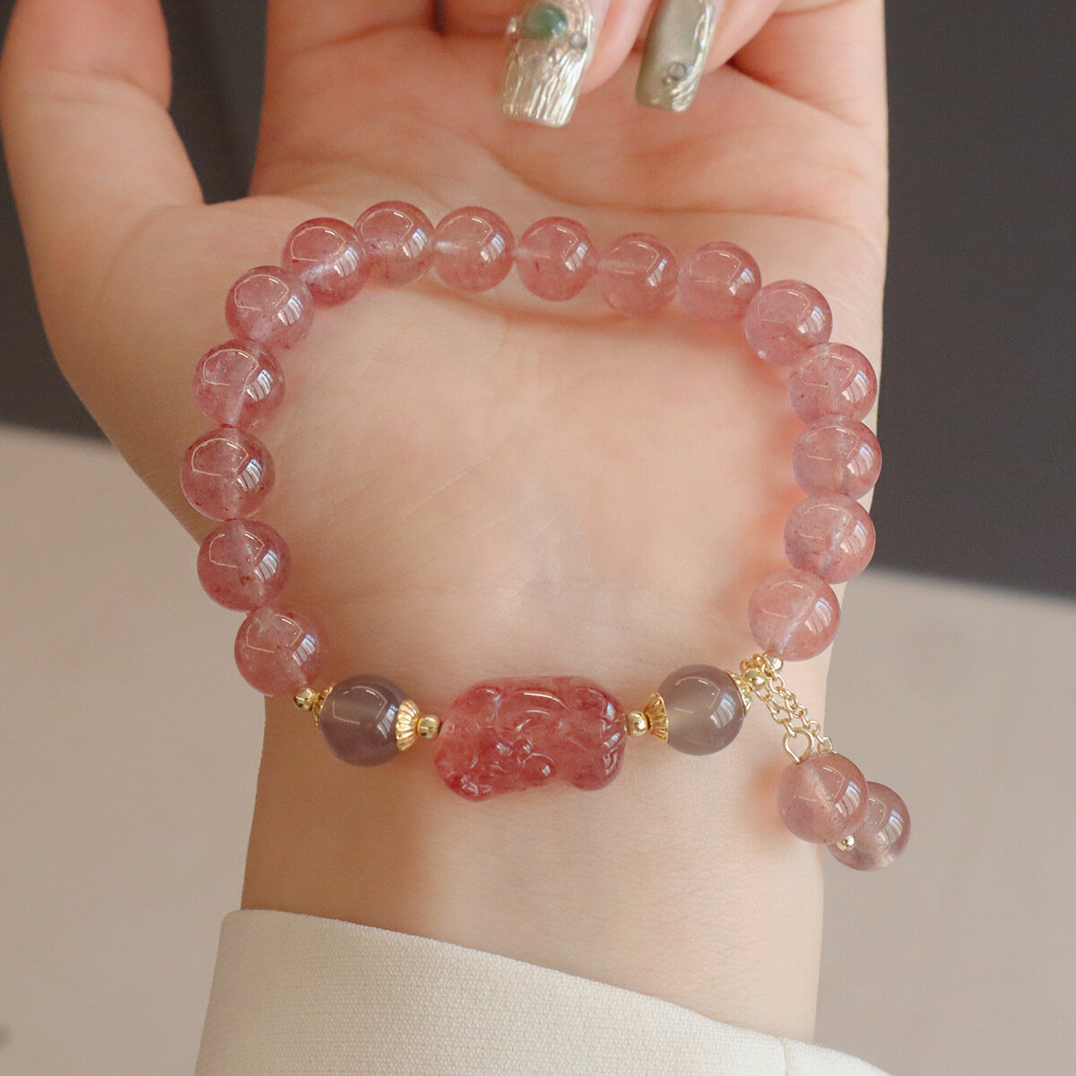 Браслет для гадания, YM Mall из и кошкой Камень Приносит радость и удачу