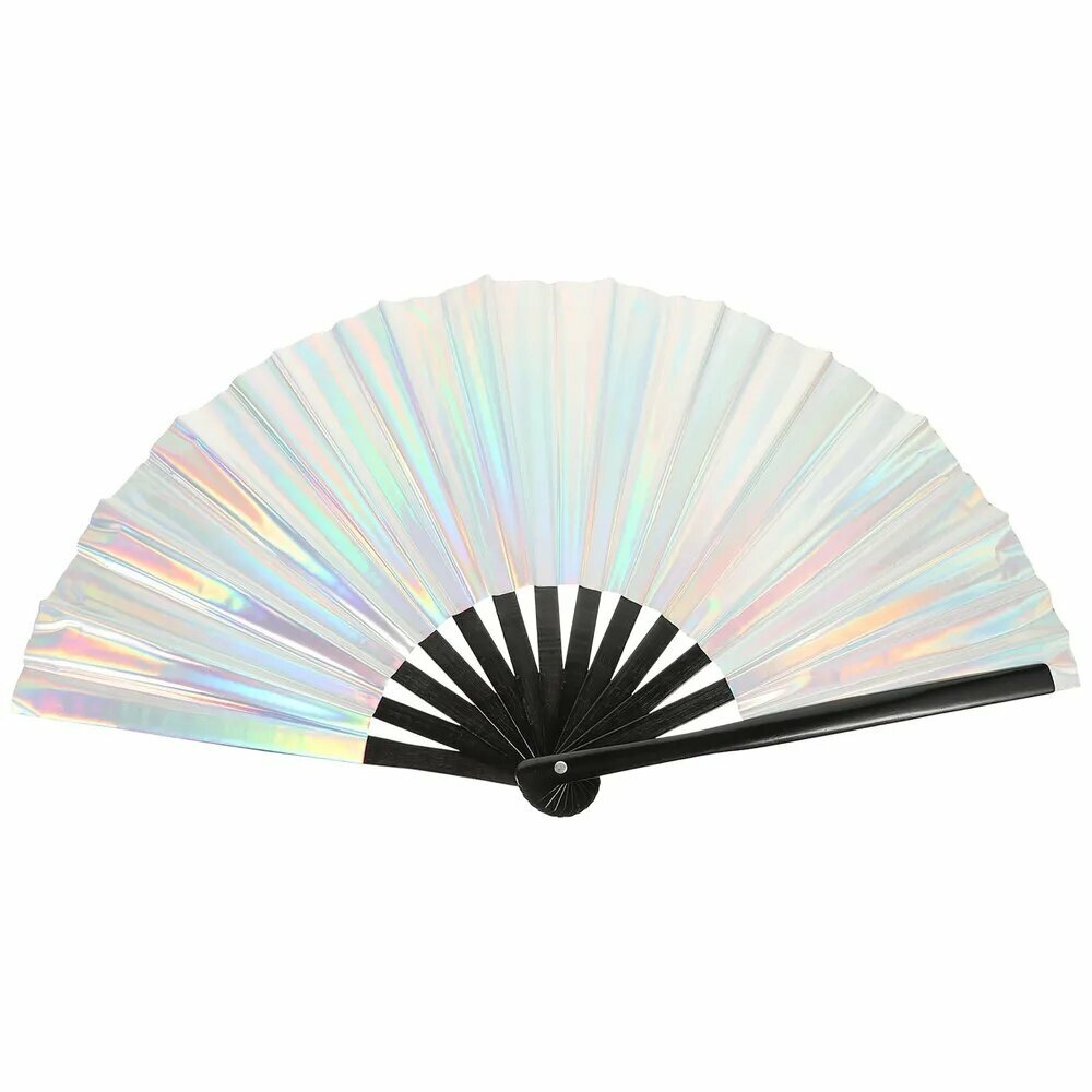 Rave Hand Fan большой складной ручной Rave Fan ручной веер для праздничной вечеринки