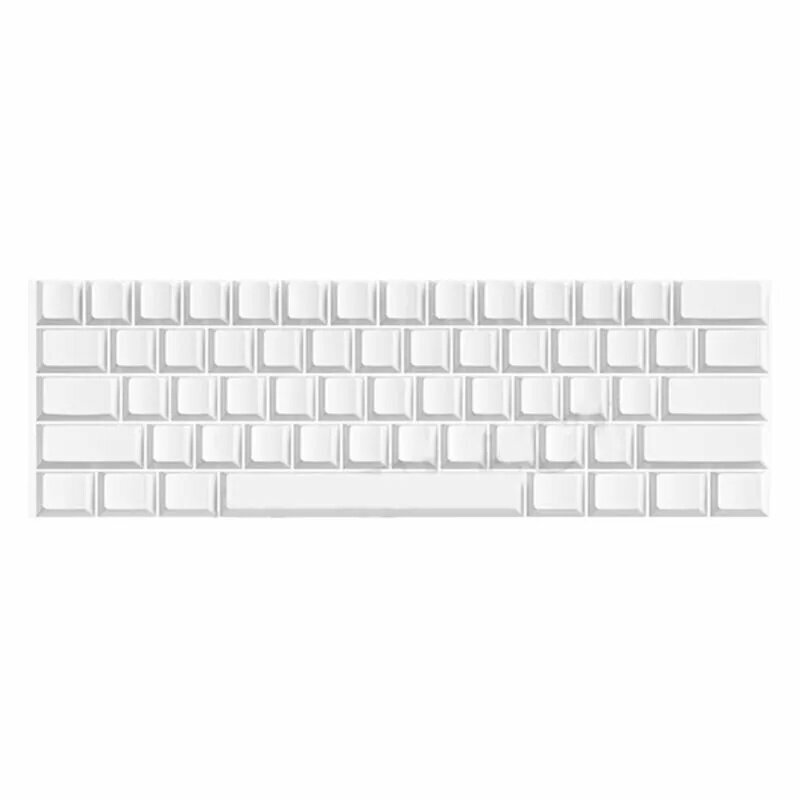 61-клавишные PBT кейкапы без надписей