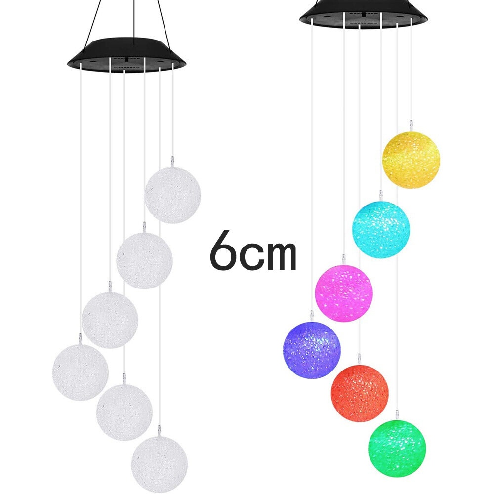 ⭐Солнечная рисовая шаровая ветровка, свет для гостевого дома, отеля, таверны, микро-ландшафтный светодиодный свет, креативный атмосферный свет для спальни⭐