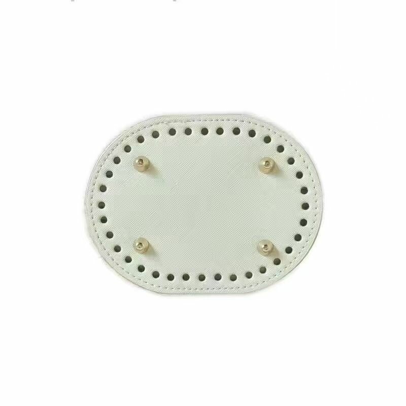 Донышко для сумки с ножками Белое дно для сумки из кожзама 11*14 см Основа для клатча и косметички