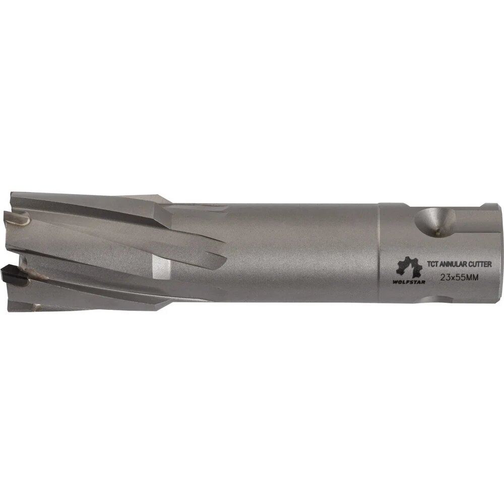 Сверло корончатое по металлу TCT 23x55 мм WOLFSTAR cw00125