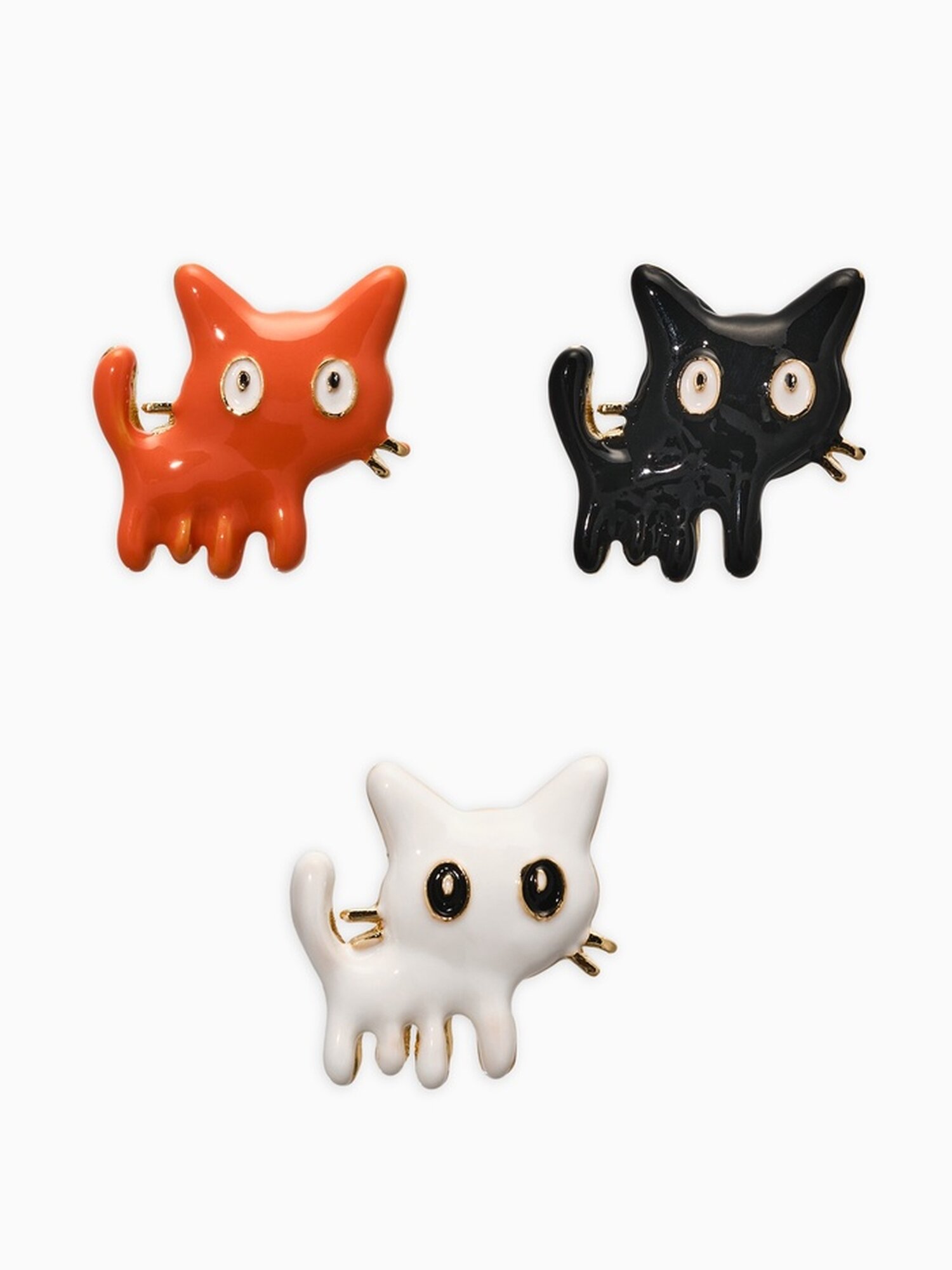 Комплект брошей, эмаль